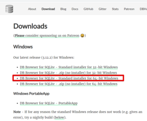 SQLite (エスキューライト)をWindows10にインストール | にっき