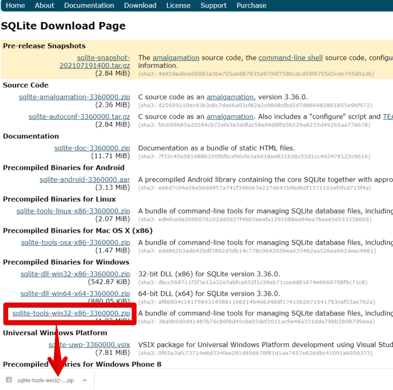 SQLite (エスキューライト)をWindows10にインストール | にっき